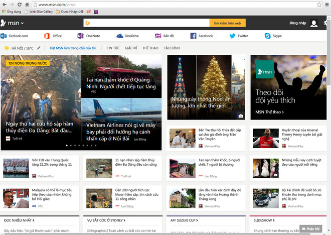 MSN tiếng Việt: Trải nghiệm thông tin tuyển chọn chất lượng cao ...