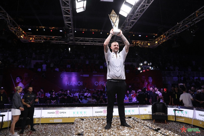 Tay cơ người Anh Jayson Shaw vô địch Hanoi Open Pool Championship 2023 ...