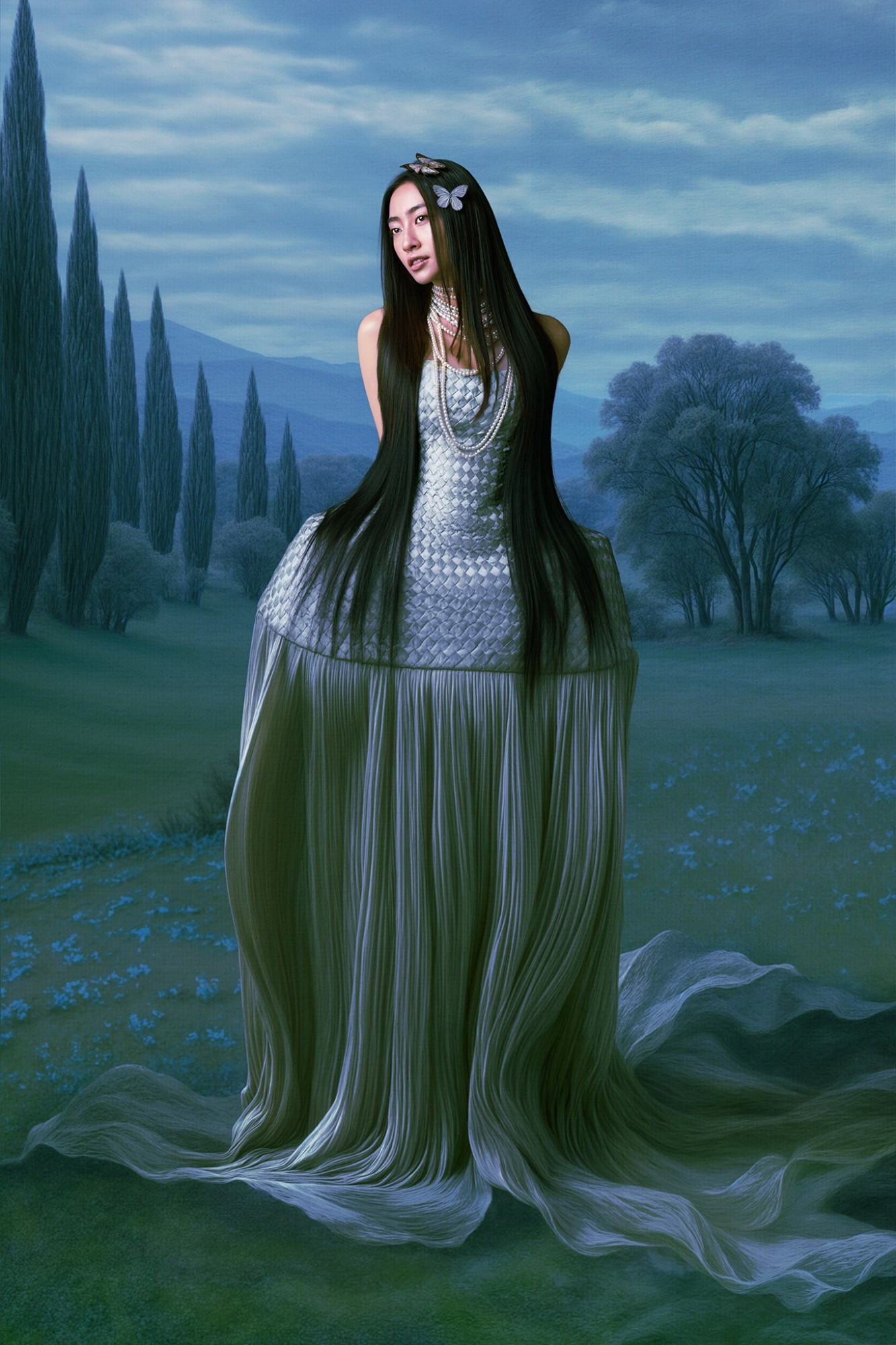 Luong Thuy Linh muestra su figura moderna en una hermosa y misteriosa sesión de fotos de moda.