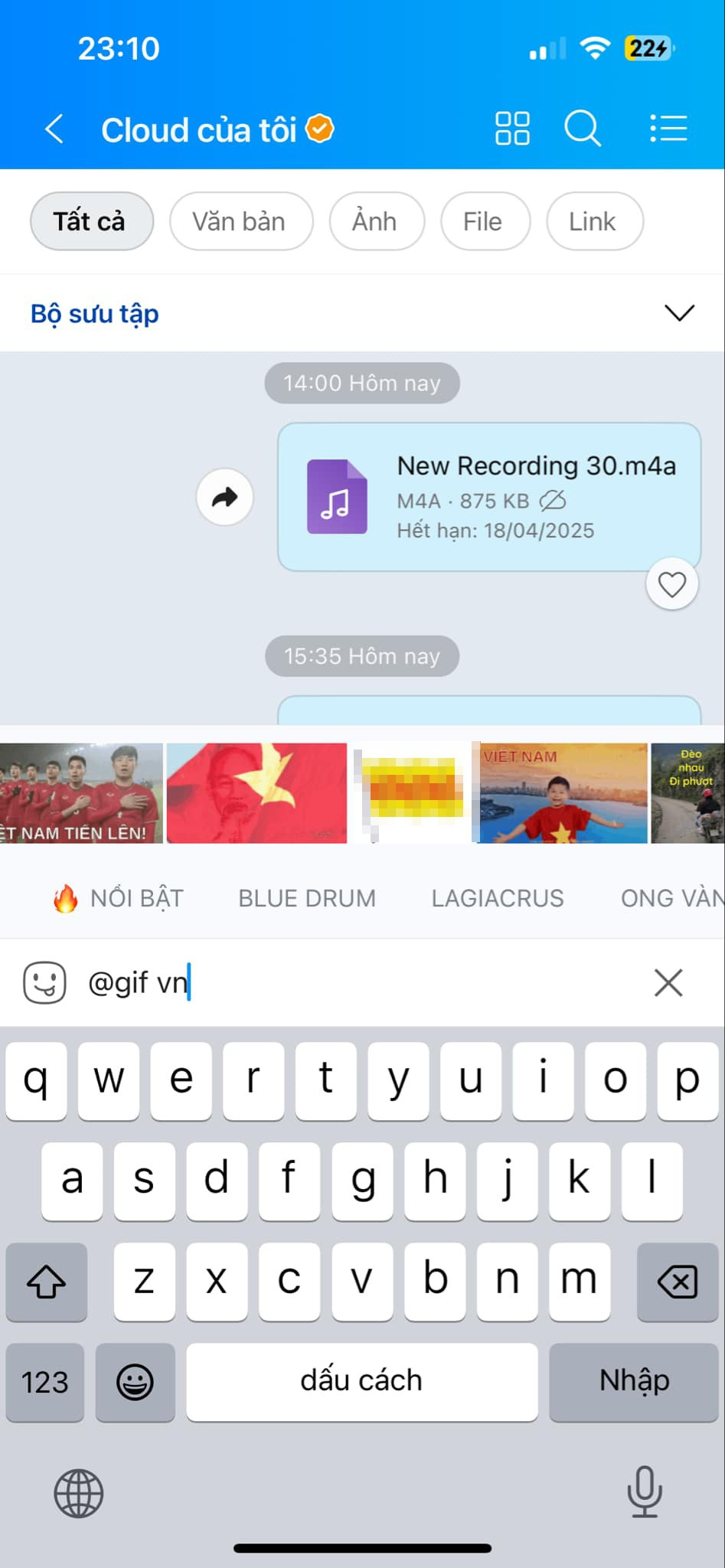 Cờ vàng ba sọc đỏ xuất hiện trên Zalo | Vietnam+ (VietnamPlus)