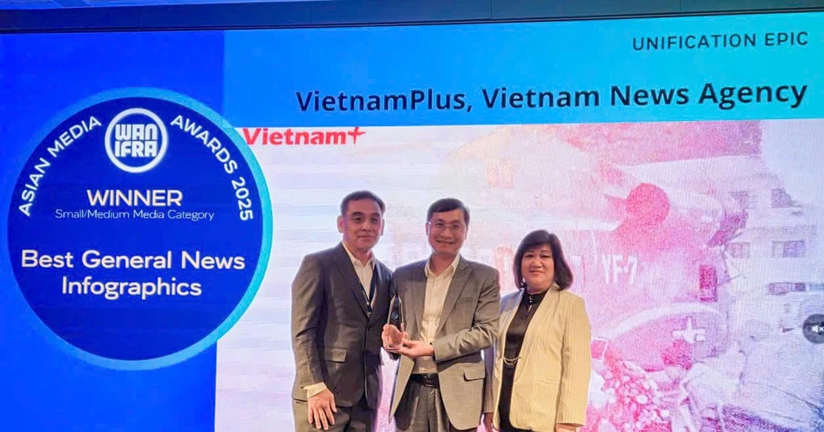 VietnamPlus nhận hai giải thưởng quốc tế trong năm 2025 | Vietnam+ ...
