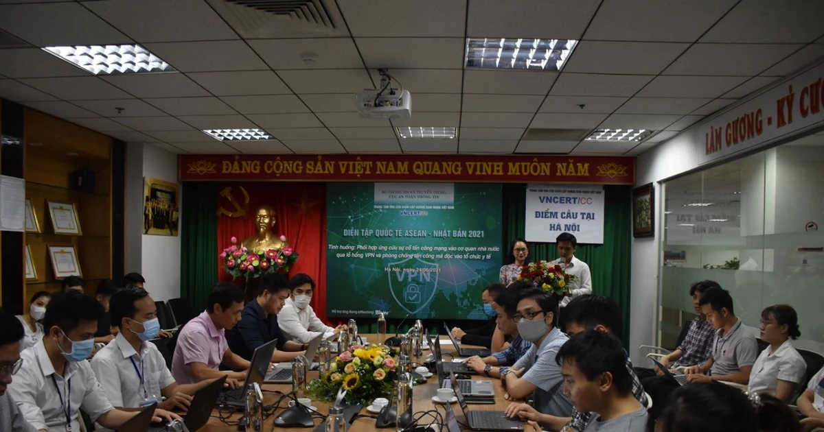 VNCERT tổ chức diễn tập ứng cứu tấn công mạng vào cơ quan nhà nước ...