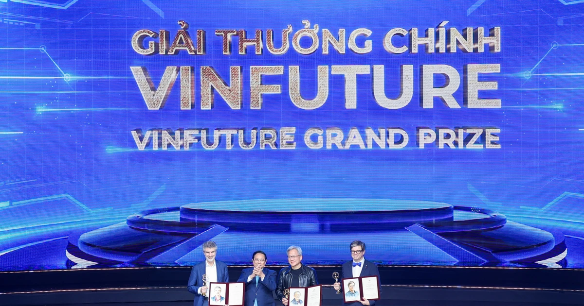 CEO Nvidia cùng 4 nhà khoa học giành Giải thưởng cao nhất VinFuture ...