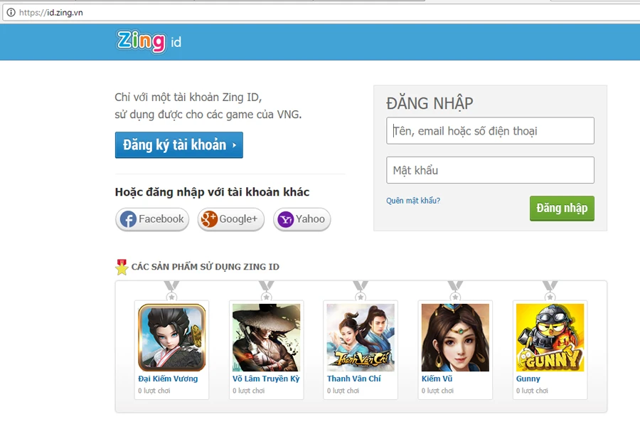 VNG: 99% tài khoản Zing ID bị lộ không hoạt động 1 năm gần đây ...