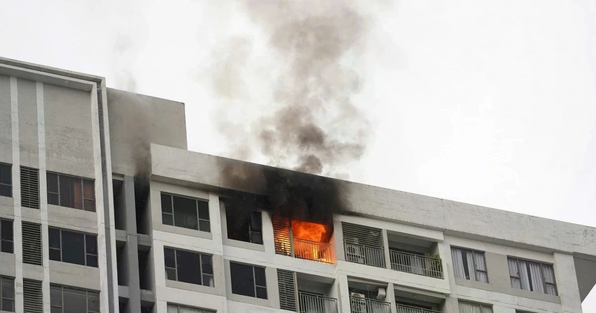 Cháy chung cư cao cấp Rivergate Residence tại TP.HCM | Vietnam+ ...