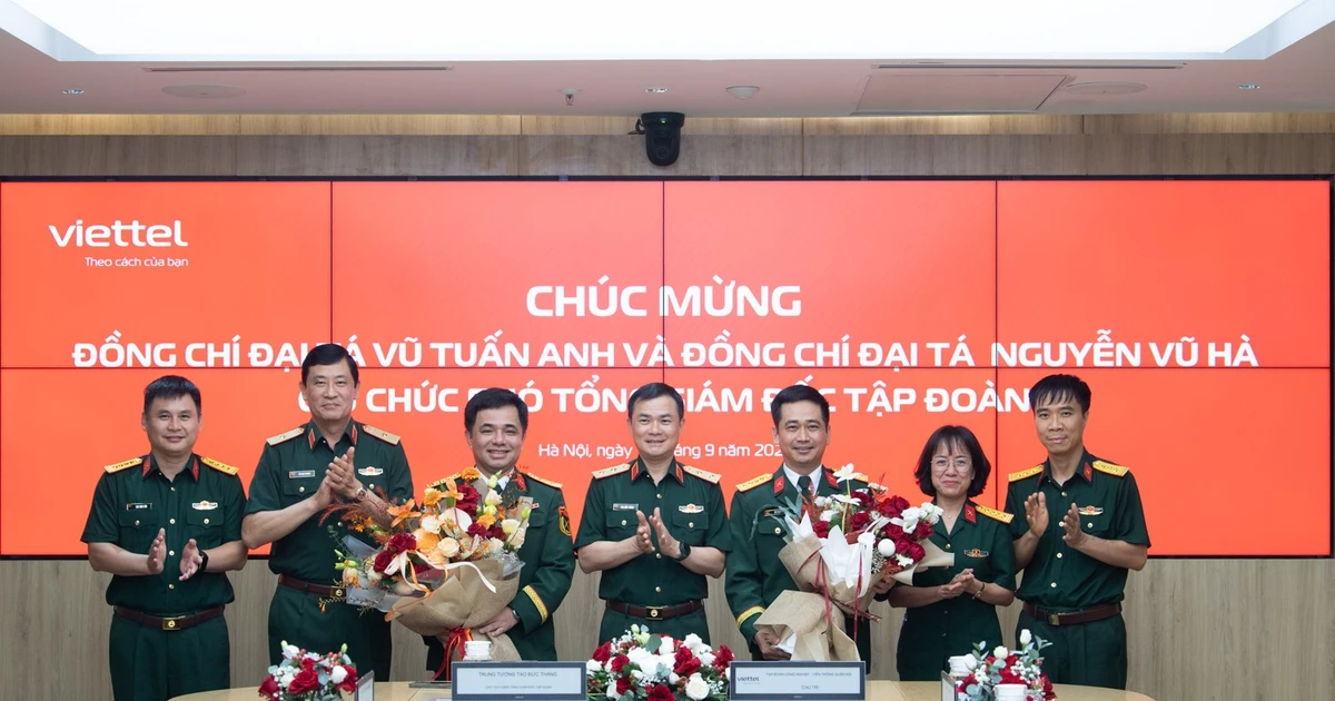 Tập đoàn Viettel có thêm 2 Phó Tổng giám đốc