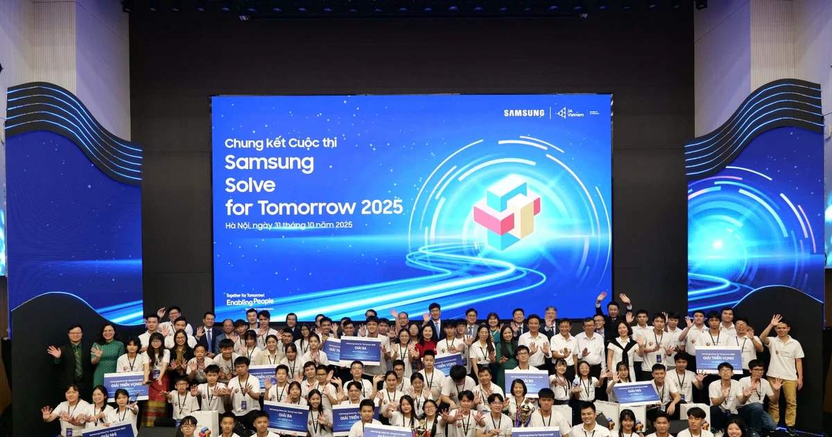 Sáng tạo công nghệ Việt tỏa sáng tại Samsung Solve for Tomorrow 2025