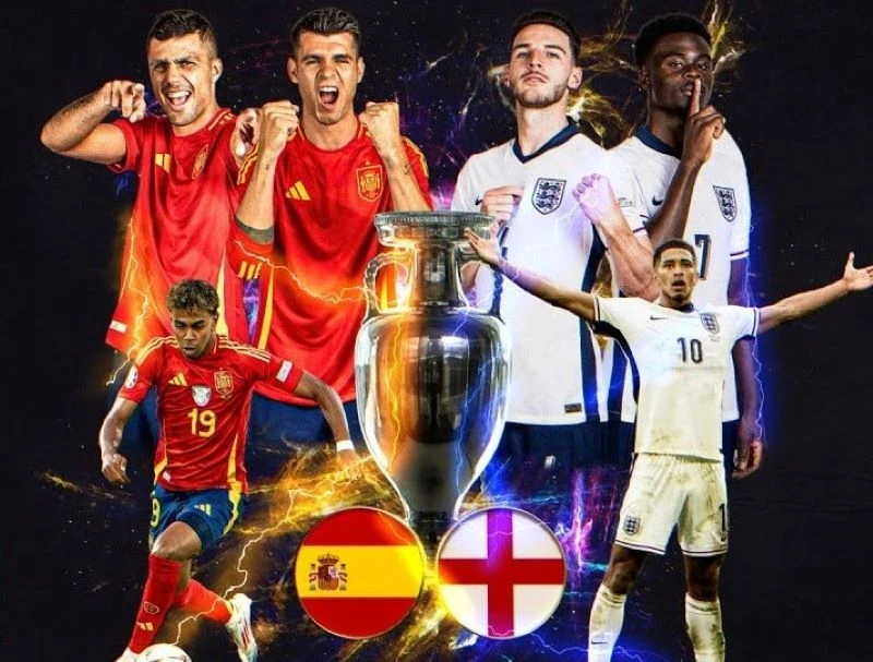 Link xem trực tiếp chung kết EURO 2024 Tây Ban Nha-Anh