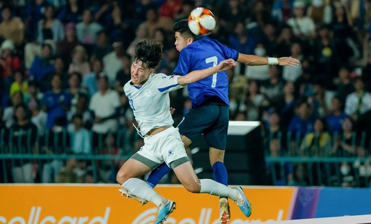 U22 Campuchia đánh rơi chiến thắng đáng tiếc ở phút bù giờ | Vietnam+ (VietnamPlus)