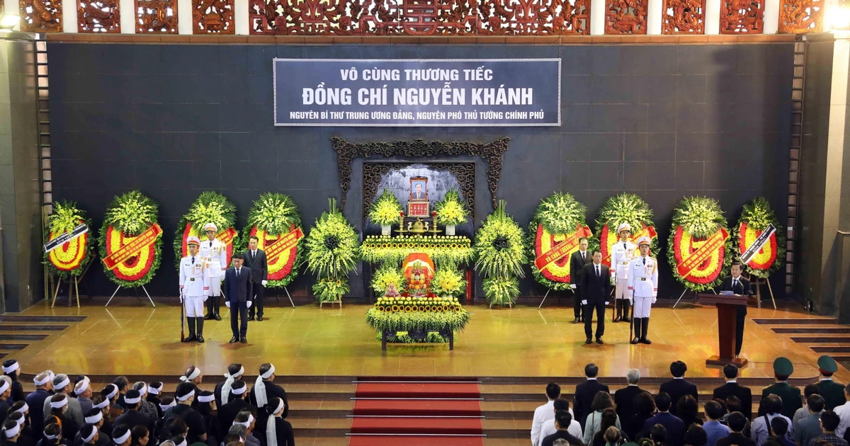Tổ chức trọng thể Lễ tang nguyên Phó Thủ tướng Nguyễn Khánh | Vietnam+ ...