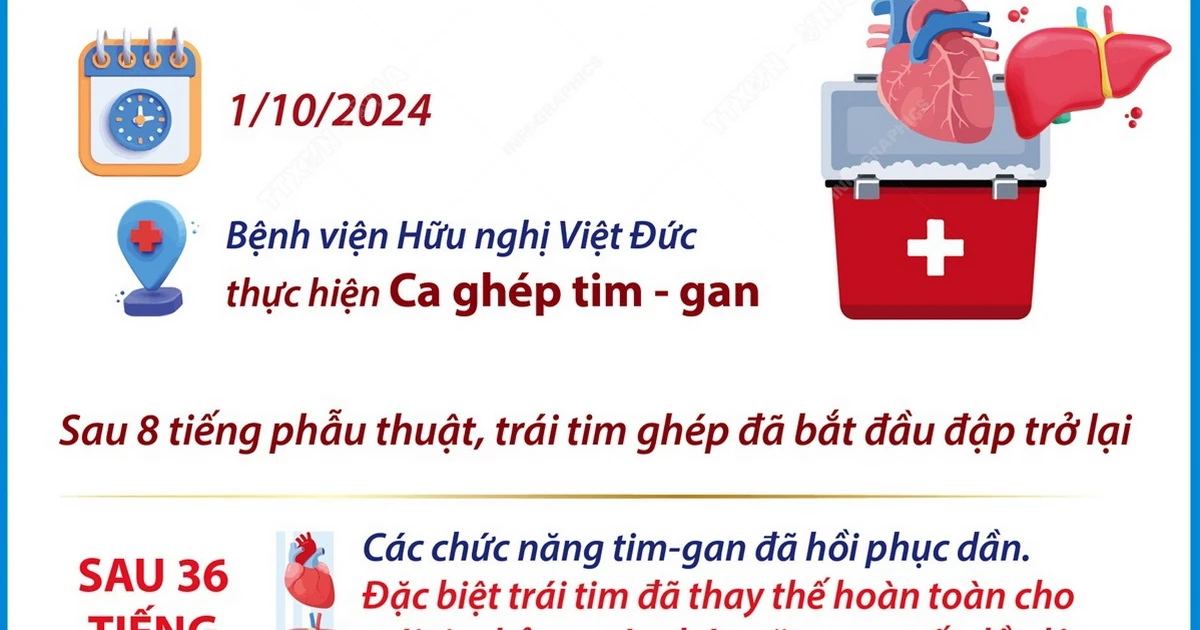 Thực hiện thành công ca ghép tim-gan đồng thời đầu tiên tại Việt Nam ...