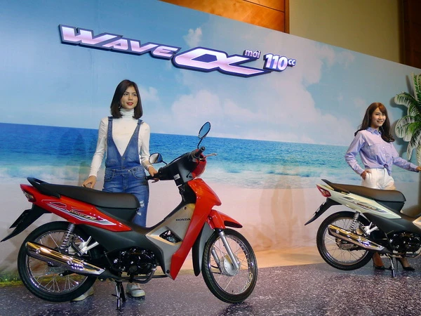Ra mắt Wave Alpha 110 có nhiều thay đổi với giá 17,8 triệu đồng | Vietnam+ (VietnamPlus)