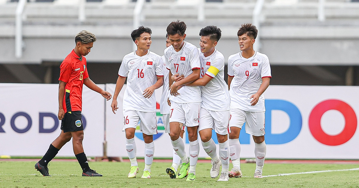U20 Việt Nam giành chiến thắng thứ hai liên tiếp tại U20 châu Á 2023 | Vietnam+ (VietnamPlus)