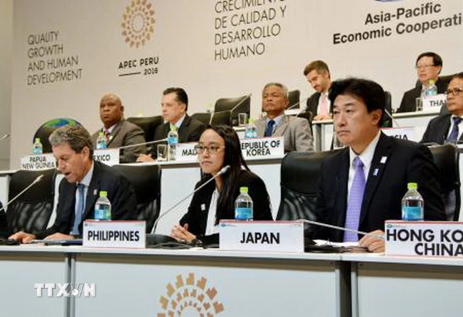 Các nhà lãnh đạo APEC tập trung thảo luận 4 nội dung chính | Vietnam+ (VietnamPlus)