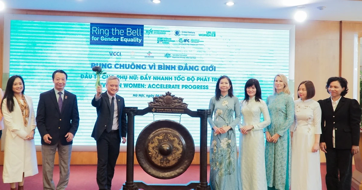 BIDV hưởng ứng chiến dịch “Rung chuông vì Bình đẳng giới” | Vietnam+ (VietnamPlus)