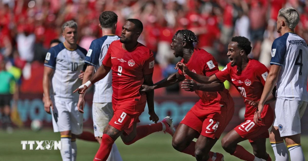 Chủ nhà Canada làm nên lịch sử ở trận ra quân World Cup 2026