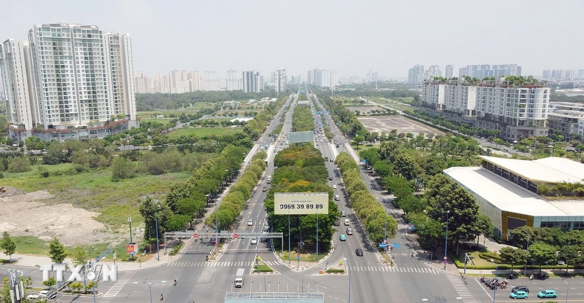 Đại lộ Đông Tây - Kết nối đôi bờ sông Sài Gòn | Vietnam+ (VietnamPlus)