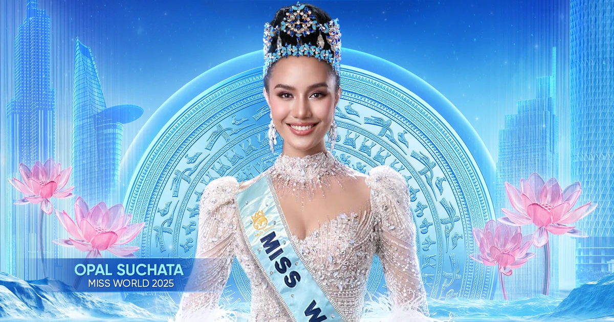 Đương kim Hoa hậu Thế giới Opal Suchata dự chung kết Miss World Vietnam ...