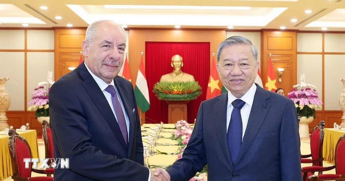 Tổng Bí thư Tô Lâm hội kiến Tổng thống Hungary Sulyok Tamas | Vietnam+ ...