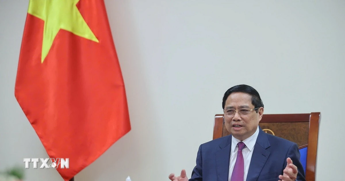 Thủ tướng Phạm Minh Chính hội đàm với Thủ tướng Campuchia Hun Manet