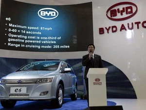 Daimler-BYD sắp giới thiệu khung gầm xe điện mới | Vietnam+ (VietnamPlus)