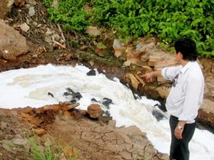 Phạt Pangrim Neotex tới 370 triệu đồng vì xả thải | Vietnam+ (VietnamPlus)