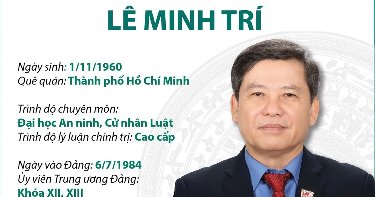 Bí thư Trung ương Đảng, Viện trưởng Viện Kiểm sát Nhân dân Tối cao Lê Minh Trí | Vietnam+ ...