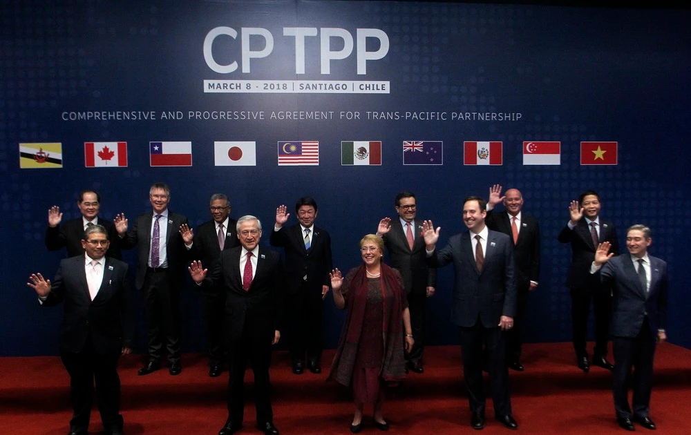 [Photo] Những hình ảnh về lễ ký hiệp định CPTPP tại Chile | Vietnam+ (VietnamPlus)