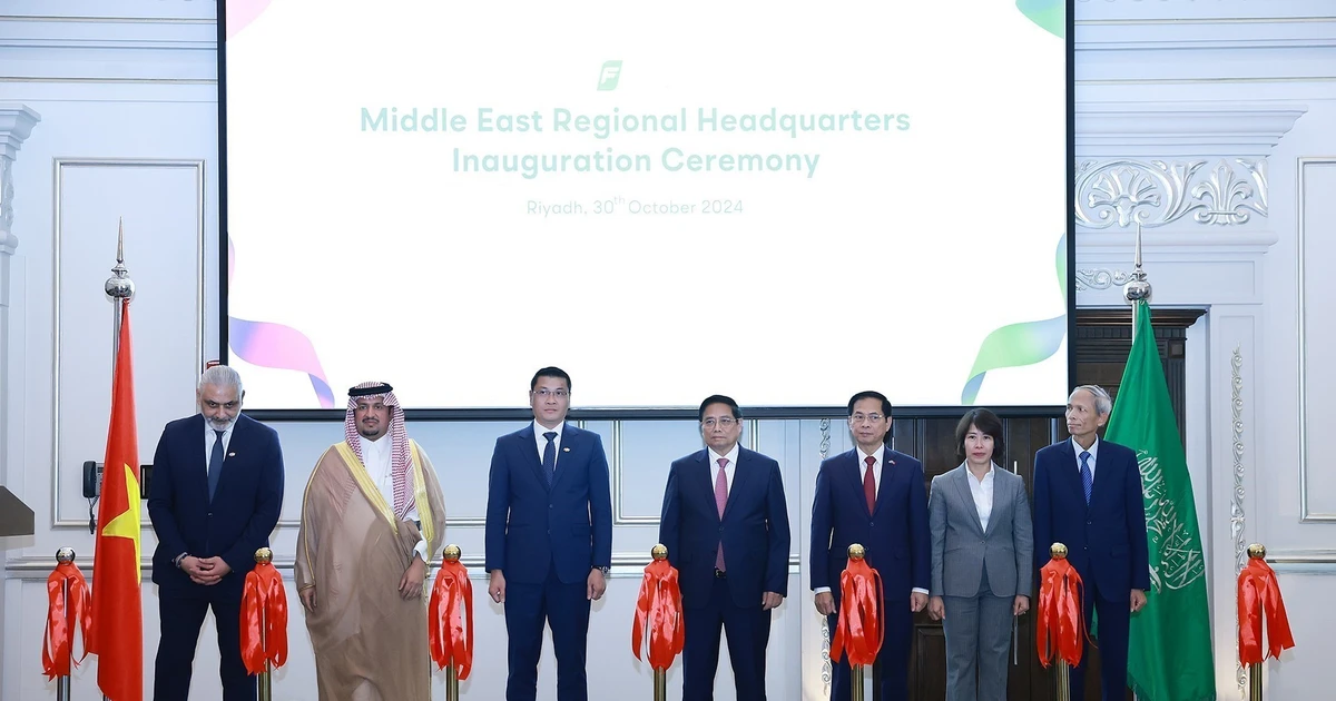 Thủ tướng dự lễ Khai trương Văn phòng FPT tại Trung Đông | Vietnam+ ...