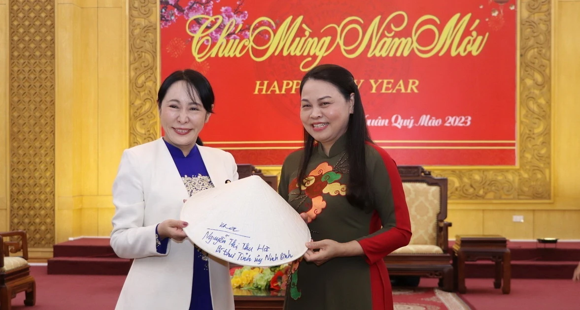 Cố vấn đặc biệt của Thủ tướng Nhật Bản làm việc tại Ninh Bình | Vietnam+ (VietnamPlus)