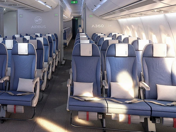 Airbus tung ra hình ảnh mới nhất về khoang máy bay A350 | Vietnam+ ...