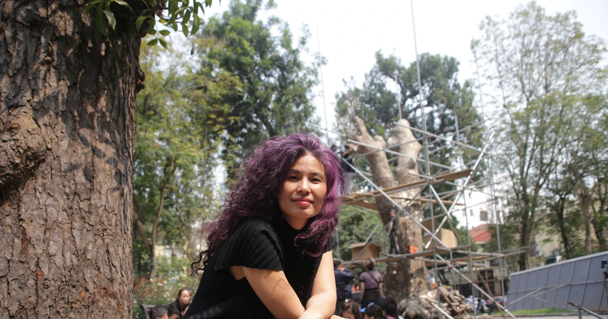 "Hồi sinh" của Tia-Thủy Nguyễn: Xà cừ bật gốc hóa thành tác phẩm tôn ...