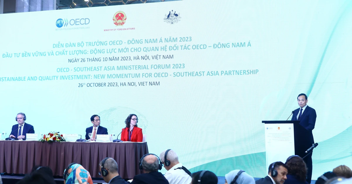 Diễn đàn Bộ trưởng OECD-Đông Nam Á năm 2023 tại Hà Nội | Vietnam+ (VietnamPlus)