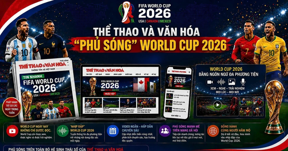 Thể thao và Văn hóa "phủ sóng" World Cup 2026