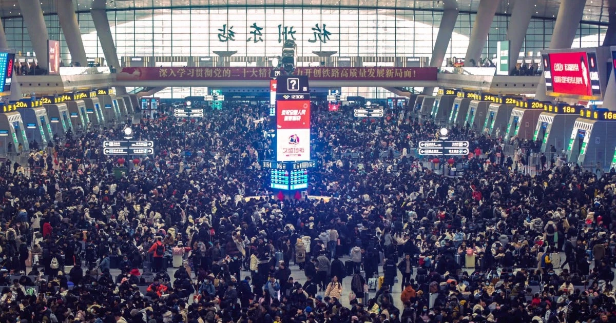 Trung Quốc ghi nhận hơn 2,3 tỷ lượt hành khách dịp cao điểm Xuân vận ...