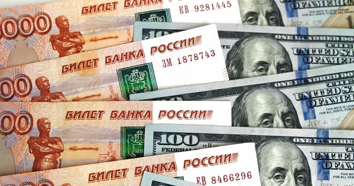 Tỷ giá đồng ruble so USD giảm xuống mức thấp nhất trong 7 tuần ...
