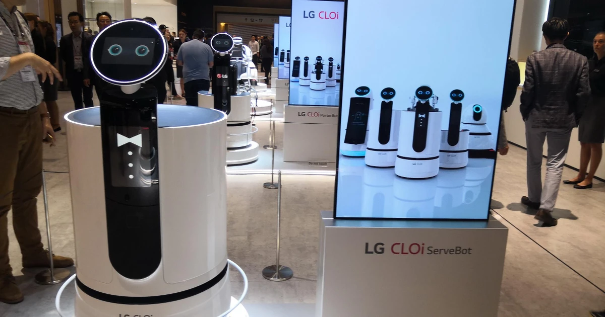 LG Electronics triển khai các robot phục vụ tại bệnh viện và nhà hàng ...
