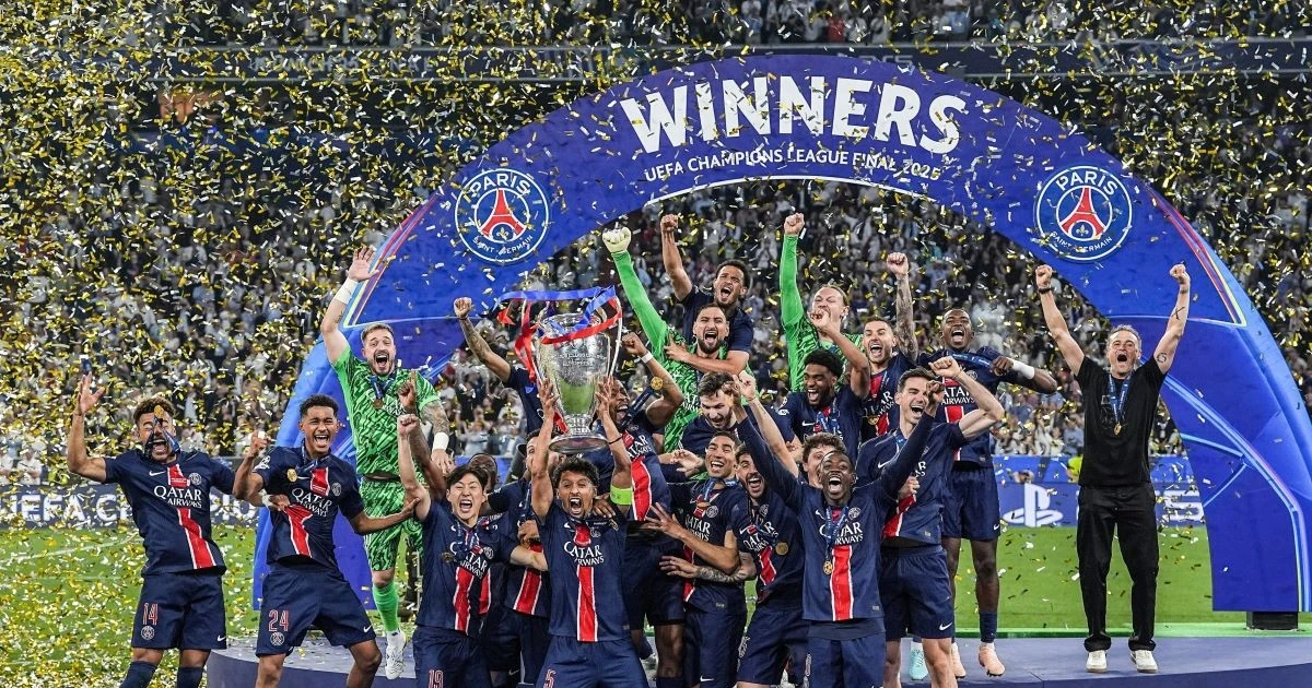 Paris Saint-Germain thống trị đội hình tiêu biểu Champions League 2024-25