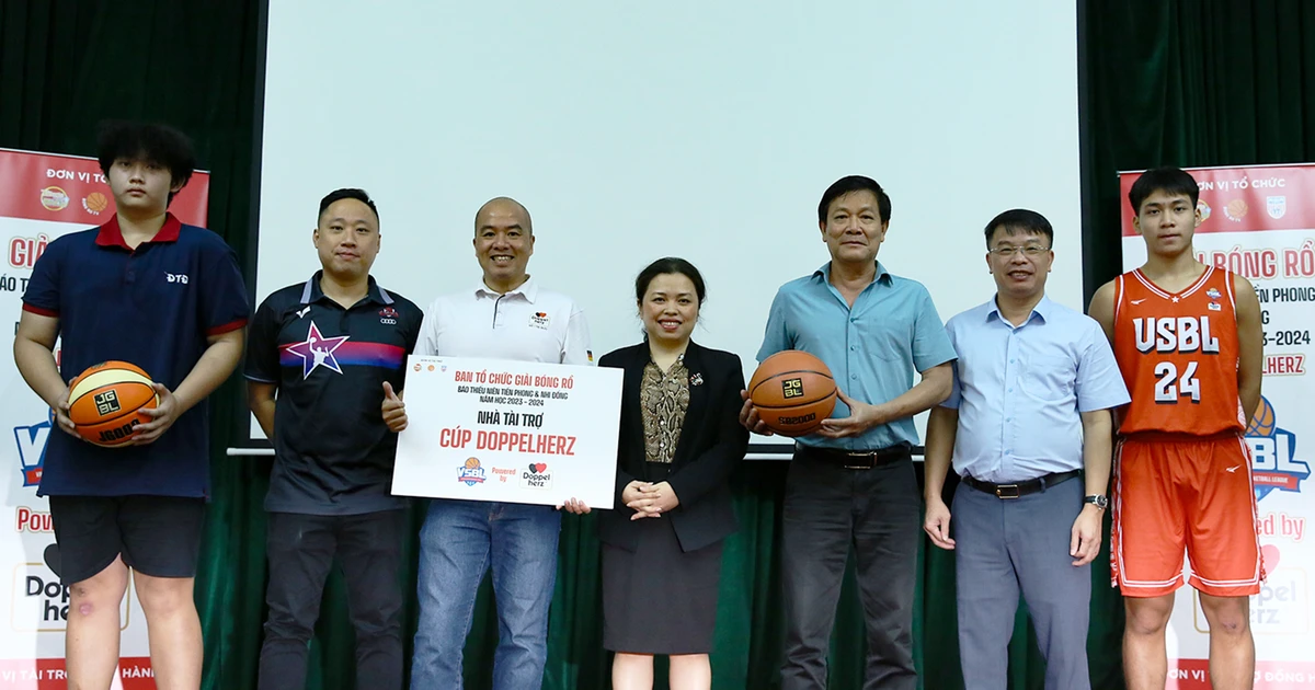 Công bố Giải Bóng rổ Báo Thiếu niên Tiền phong-Nhi đồng VSBL 2023-24 | Vietnam+ (VietnamPlus)