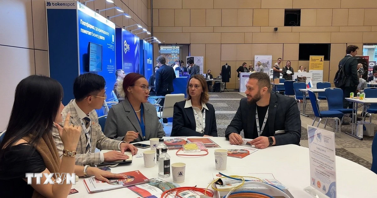 Hơn 40 doanh nghiệp Việt Nam tìm kiếm đối tác tại Nga | Vietnam+ (VietnamPlus)