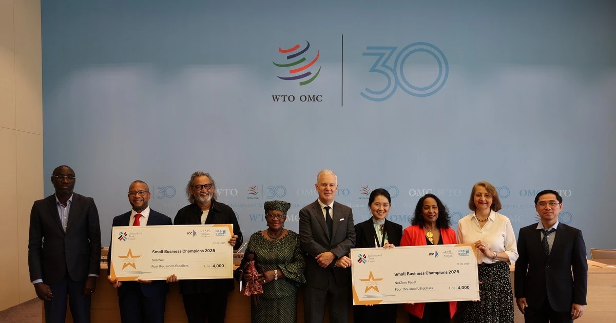 NetZero Pallet Việt Nam Vinh Danh Tại WTO Năm 2025 | Vietnam+ (VietnamPlus)