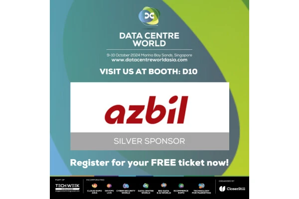 Azbil là nhà tài trợ Bạc và công ty triển lãm tại Data Center World Asia (DCWA) 2024 ở Singapore ...