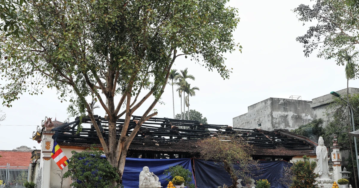 Chùa Làng Vẽ bị cháy: Cục Di sản văn hóa yêu cầu bảo vệ di tích ...