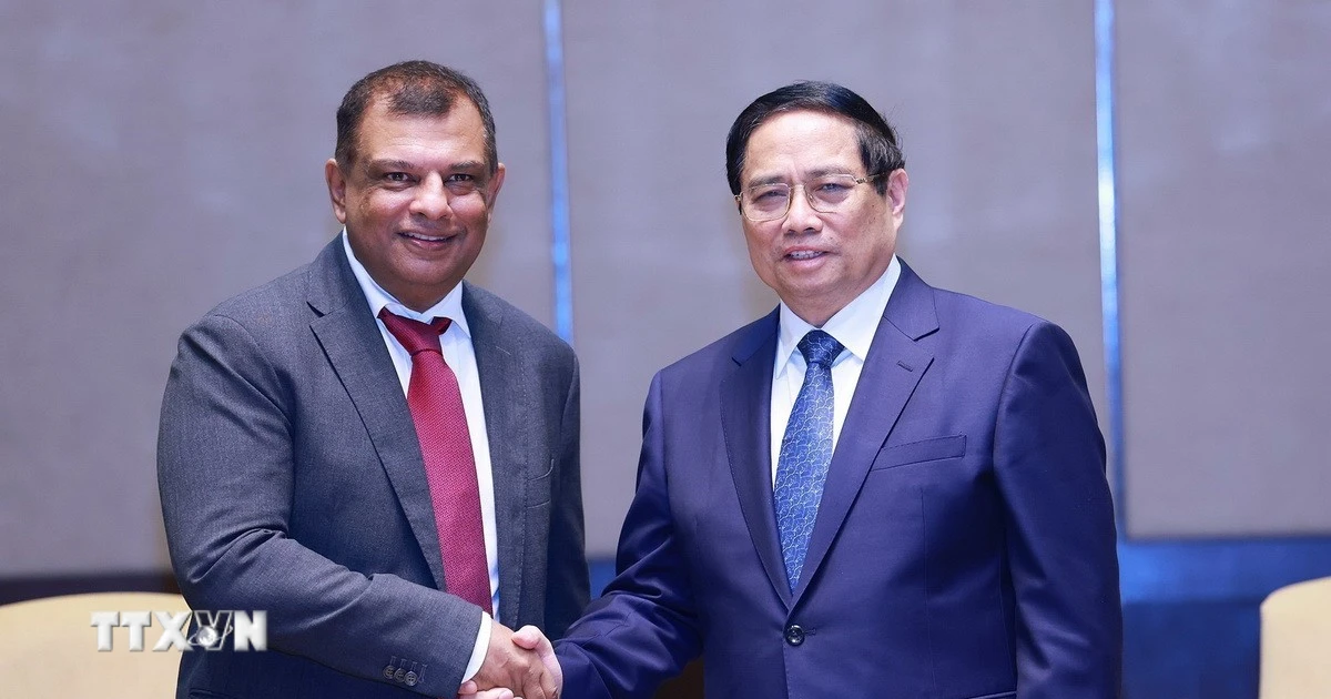 Thủ tướng Phạm Minh Chính tiếp lãnh đạo tập đoàn Malaysia | Vietnam+ ...