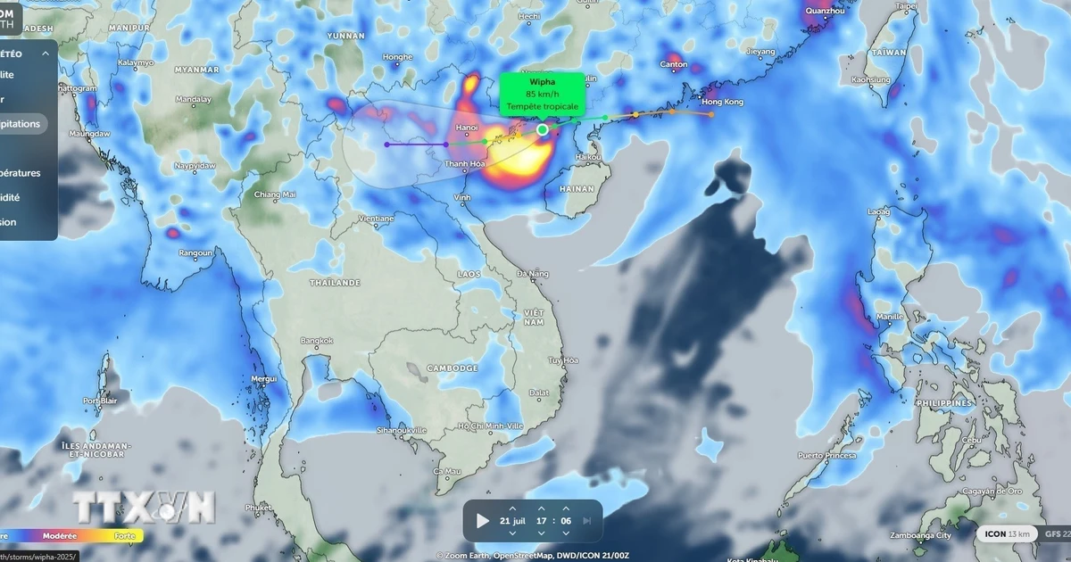 Bão số 3 mạnh cấp 8, đảo Bạch Long Vĩ gió giật cấp 9 | Vietnam+ ...