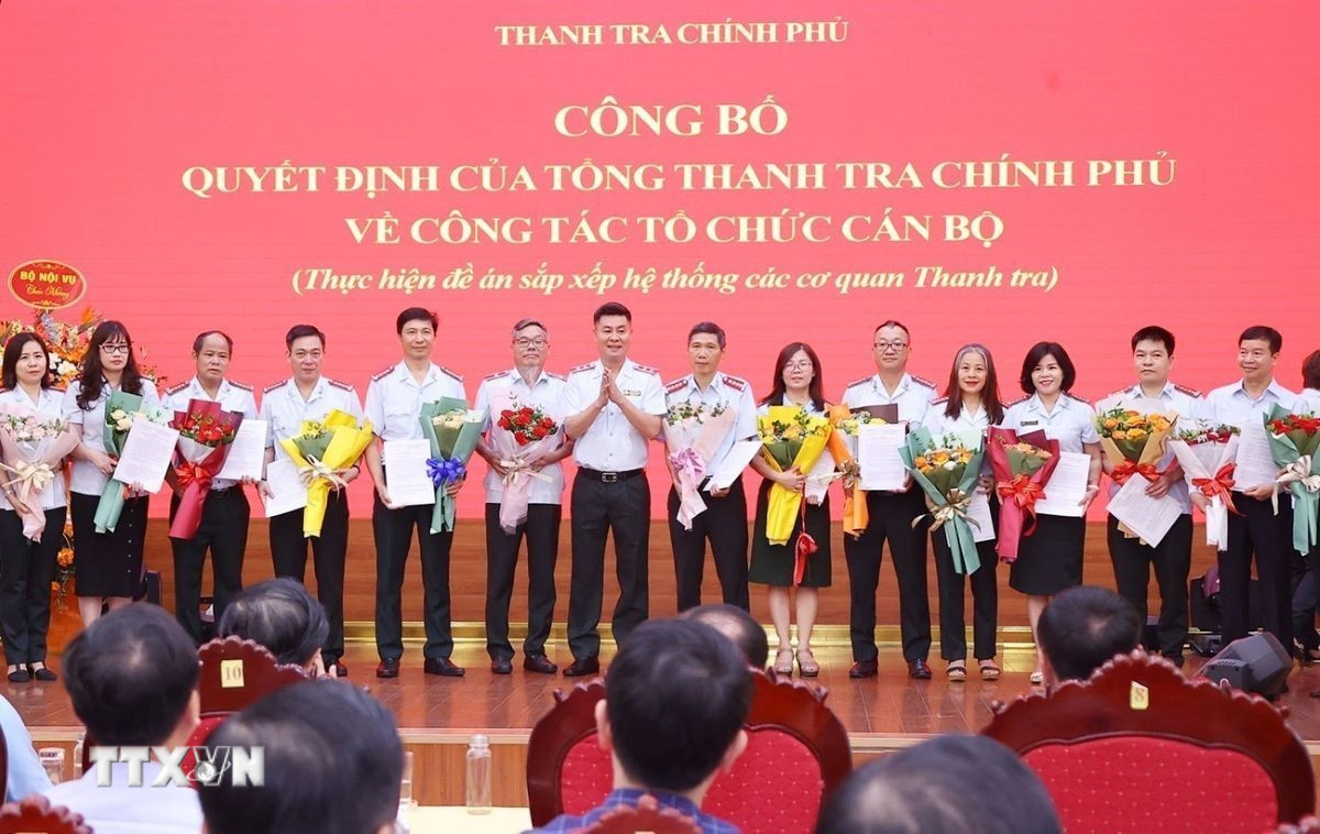 Thanh tra Chính phủ bổ nhiệm hàng loạt lãnh đạo mới | Vietnam+ ...