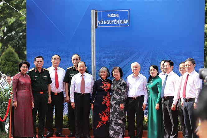 Thành phố Hồ Chí Minh chính thức có đường Võ Nguyên Giáp | Vietnam+ ...