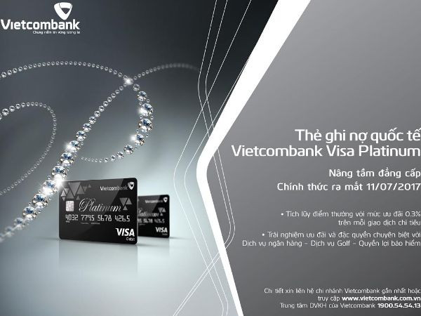 Ra mắt thẻ ghi nợ quốc tế cao cấp Vietcombank Visa Platinum | Vietnam+ ...