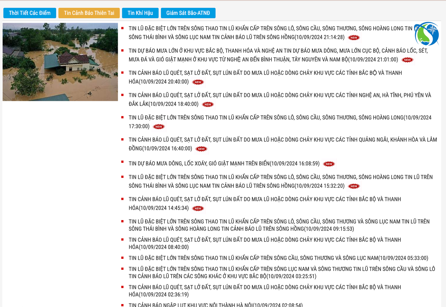 Hướng dẫn người dân cập nhật thông tin cảnh báo bão lũ trực tiếp trên ...