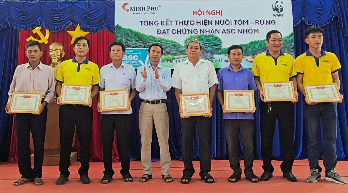 Cà Mau: 1.860ha tôm-rừng được cấp chứng nhận đạt chuẩn ASC | Vietnam+ ...